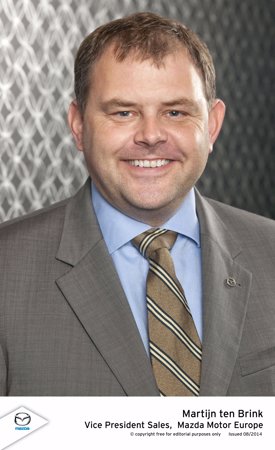 Martijn ten Brink appointed Vice President Sales at Mazda Motor Europe